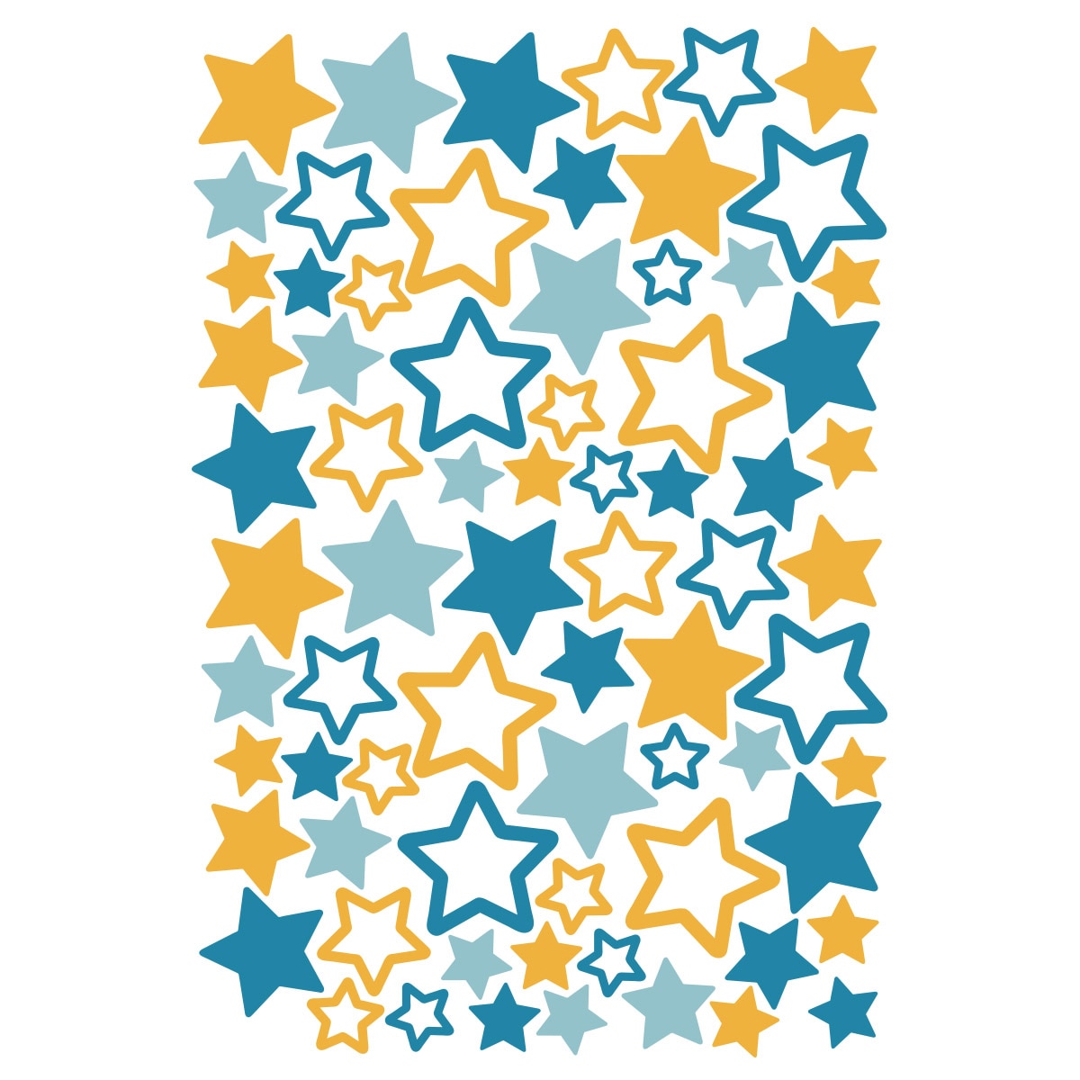 Stickere copii, Stelute colorate 1, Stickermania, 40x60cm - eMAG.ro
