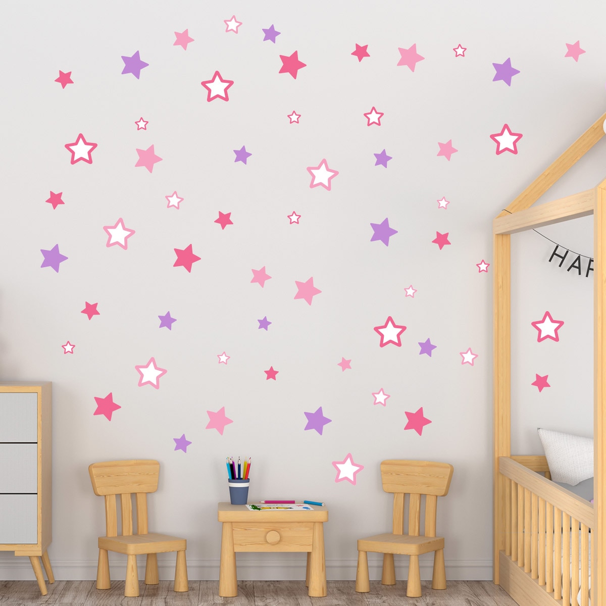 Stickere copii, Stelute colorate 3, Stickermania, 40x60cm - eMAG.ro