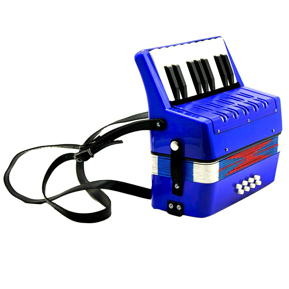 Acordeon jucarie pentru copii cu 17 clape - eMAG.ro