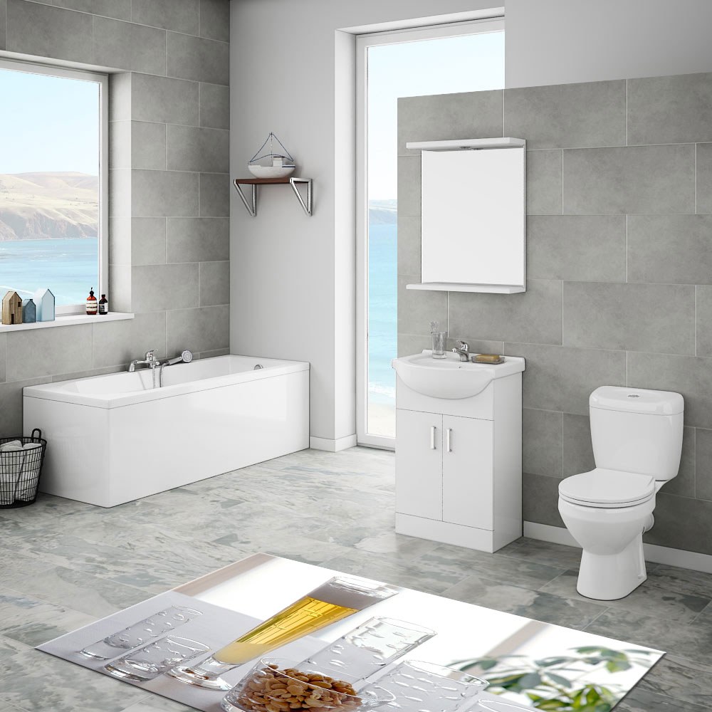 Covor Baie Impermeabil PVC Pahare diferite marimi si bol alune Art ...
