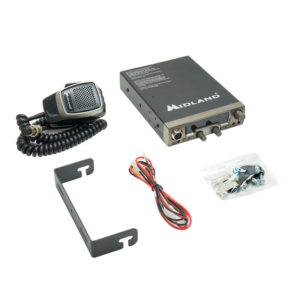Комплект радиостанция CB Midland M20 + Aнтена PNI S75 с магнит, USB ...