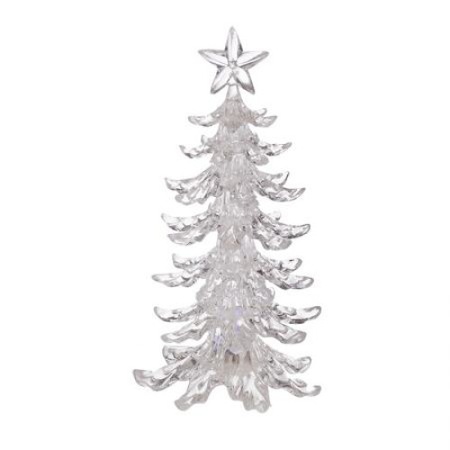 Brad copac cu lumina, plastic 20.5 cm, AC05, Transparent - eMAG.ro