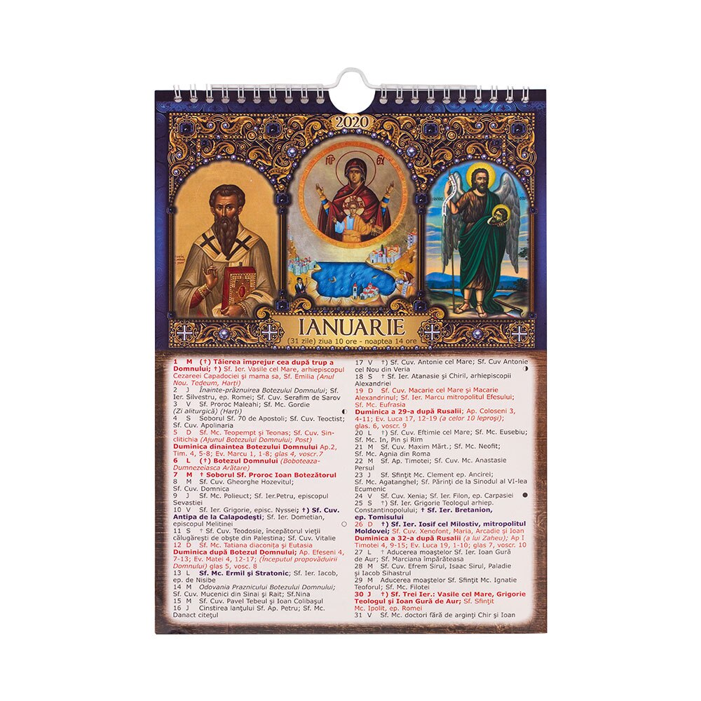 Calendar Bisericesc 2020 - perete A4 - eMAG.ro