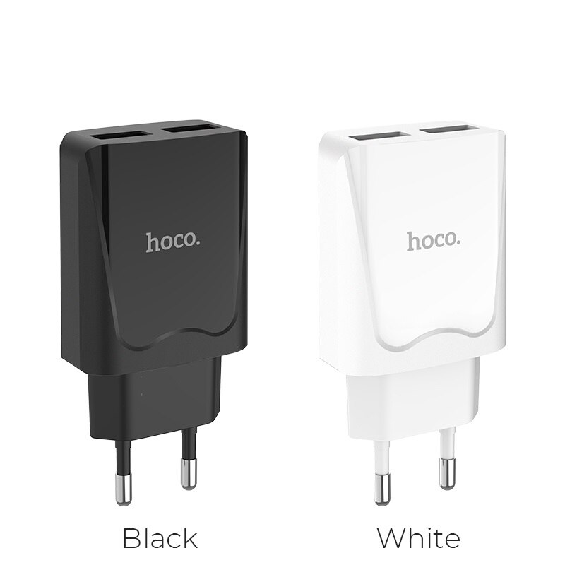 Премиум качество HOCO мрежово зарядно C52A 2xUSB 2.1A бяло - eMAG.bg