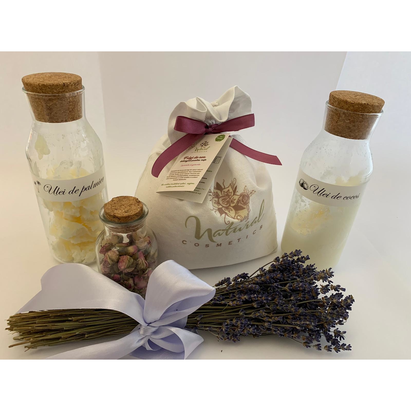 Detergent de rufe din sapun 3 in 1 Natural Cosmetics Lavanda Geraniu 1 ...