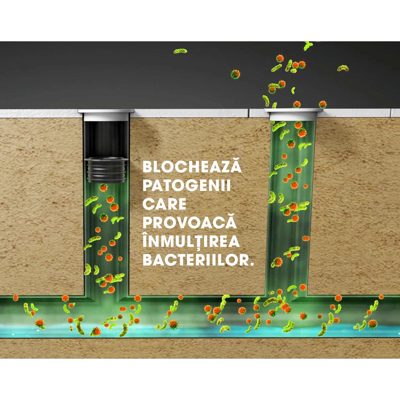 Supapa Anti-miros Green Drain GD3 75-85 mm - eMAG.ro