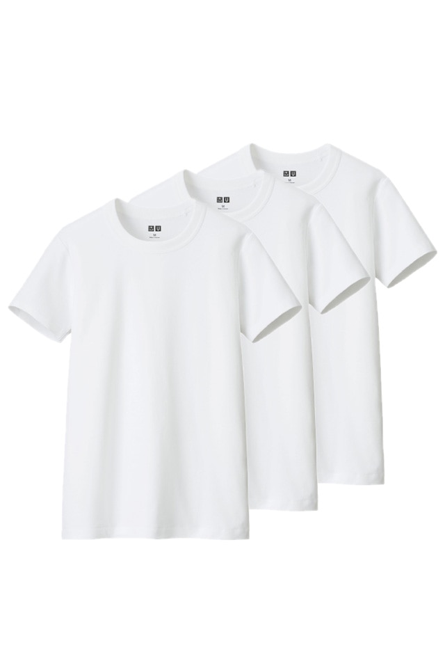 Set 3 Tricouri Albe Simple Barbati, Model Elegant, Marime M, 100% ...