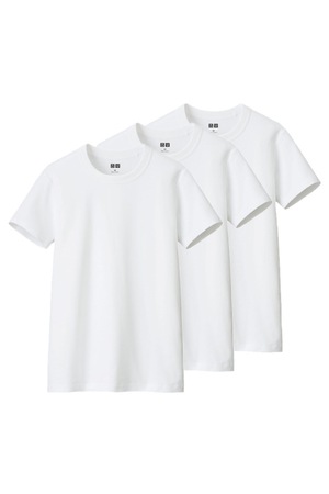 Set 3 Tricouri Albe Simple Barbati, Model Elegant, 100% bumbac - eMAG.ro