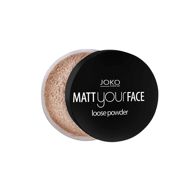 Pudra pulbere JOKO Make-Up Matt Your Face 22 Dark Beige 23 g - eMAG.ro