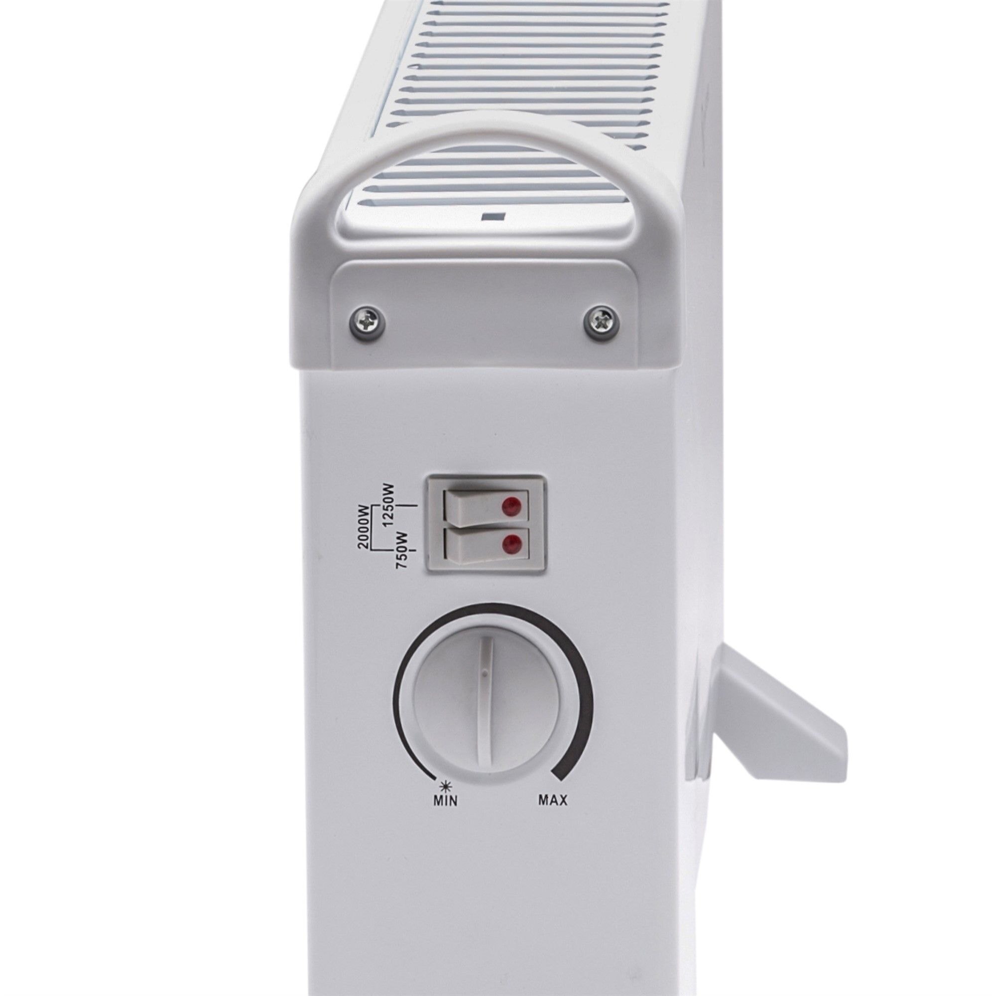 Convector electric Equation, 2000 W, putere reglabila in 3 trepte, Alb ...