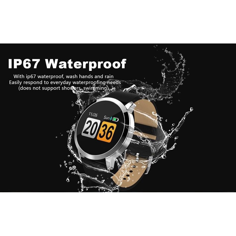 Smartwatch NEWWEAR Q8, tensiunea arteriala, puls, pasi - eMAG.ro