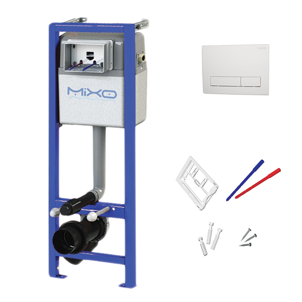 Set rezervor incastrat, cu set fixare si clapeta MiXO ITALY, Alba - eMAG.ro