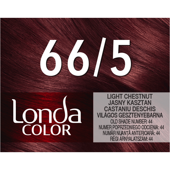 Vopsea de par permanenta Londa 66/5 Castaniu deschis, 110ml - eMAG.ro