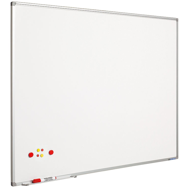 Tabla magnetica alba 90 x 120 cm, profil aluminiu SL, SMIT - eMAG.ro