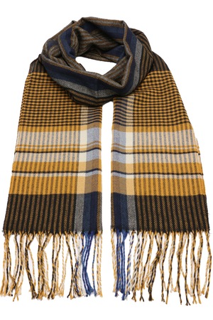Fular pentru barbati, in carouri si dungi, pentru perioada rece, cu ...