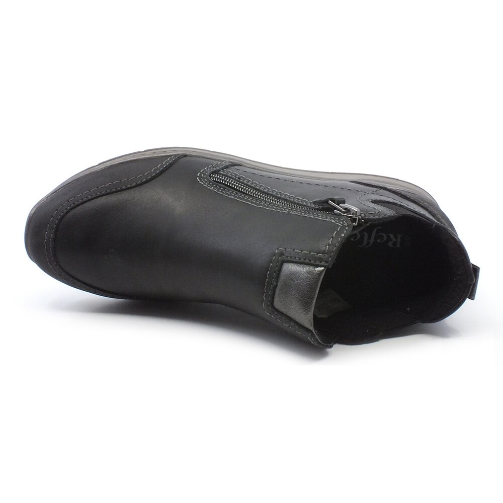 Botine dama, Reflexan, piele, negru, 38 - eMAG.ro