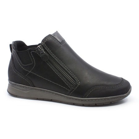 Botine dama, Reflexan, piele, negru, 38 - eMAG.ro