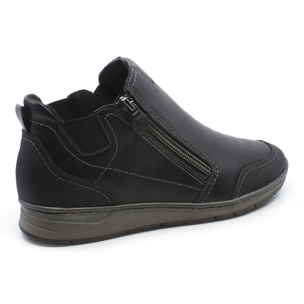 Botine dama, Reflexan, piele, negru, 38 - eMAG.ro