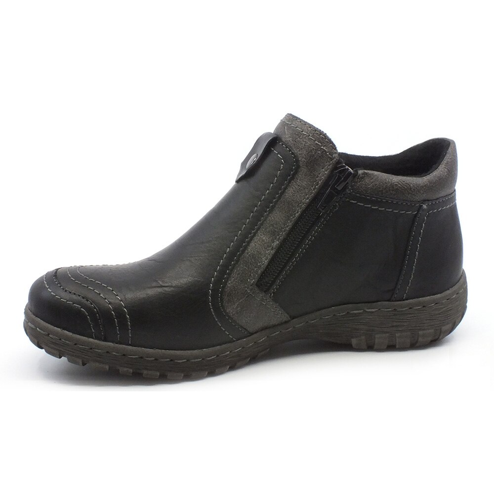 Botine dama, piele, negru, Reflexan, 36 - eMAG.ro