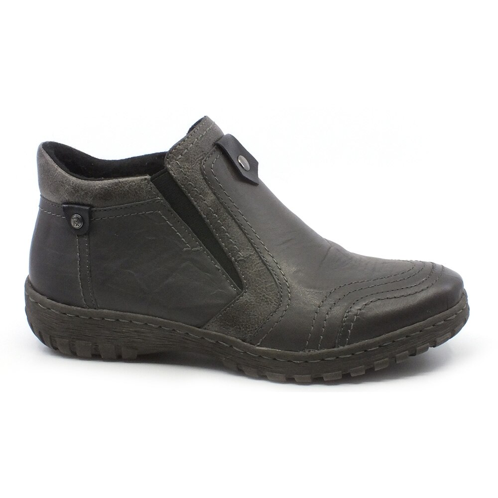 Botine dama, piele, gri, Reflexan, 36 - eMAG.ro