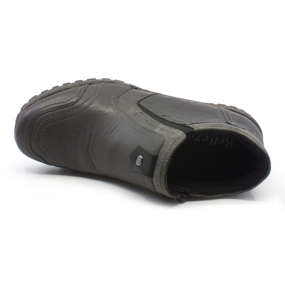 Botine dama, piele, gri, Reflexan, 36 - eMAG.ro