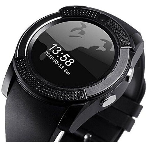 Ceas inteligent AMIO, Ceas inteligent, V8, Bluetooth, camera si cartela ...