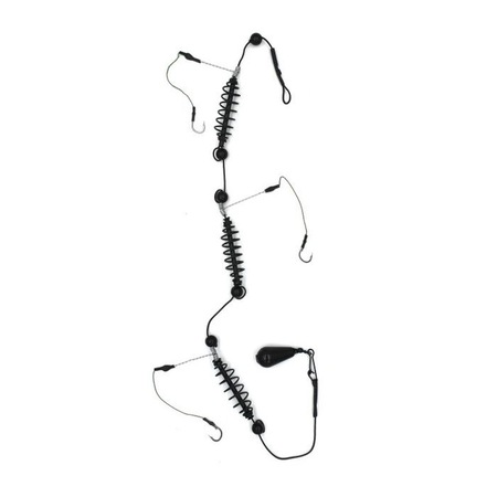 Montura cu 3 momitoare si 3 ace Pentru Crap Caras Platica Editie Black ...