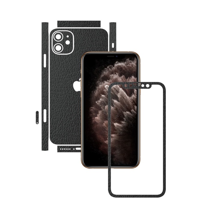 Folie Protectie Carbon Skinz pentru Apple iPhone 11 - CAM CUT - Piele ...