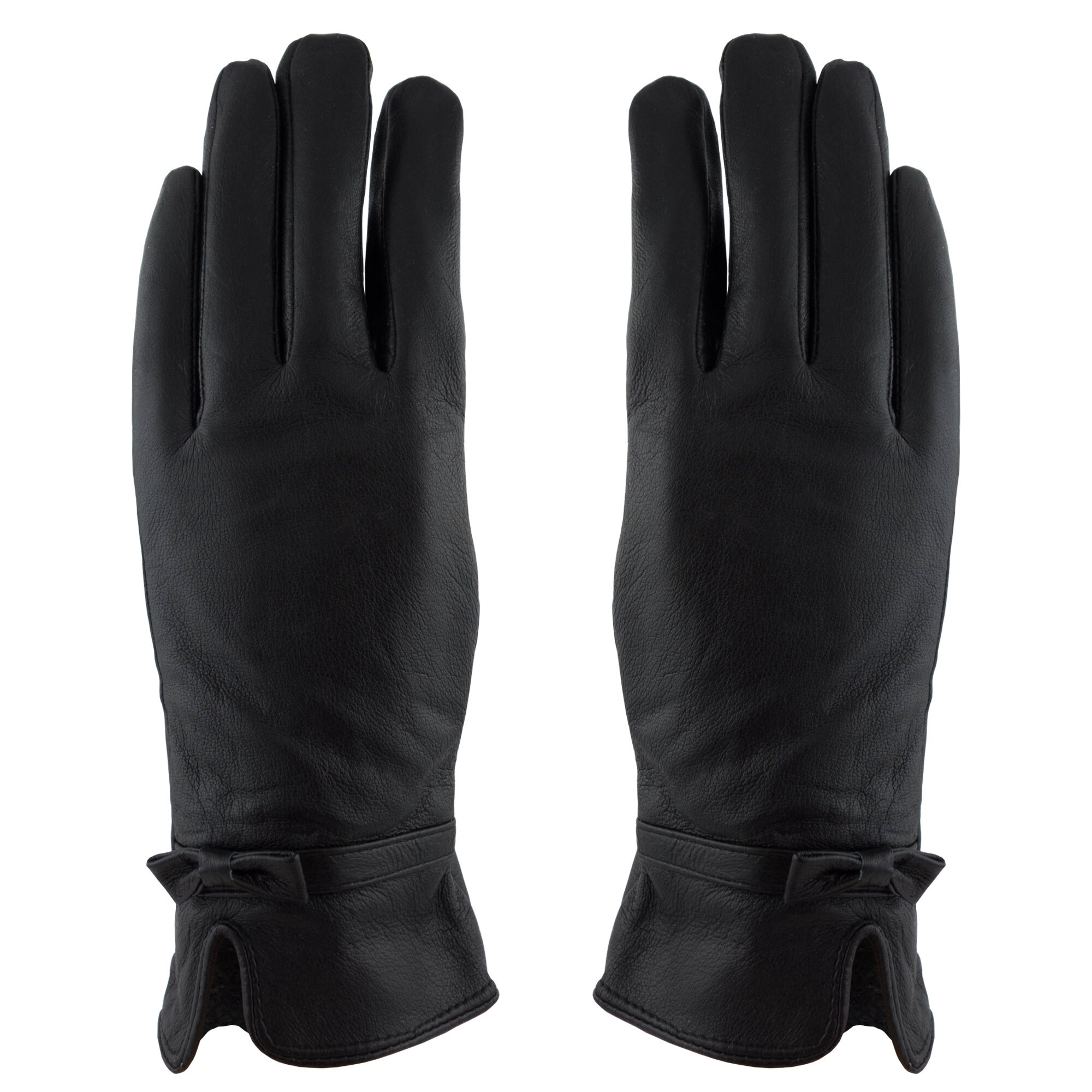 Manusi dama, cu degete,Tita, din piele naturala, cu captusala imblanita ...