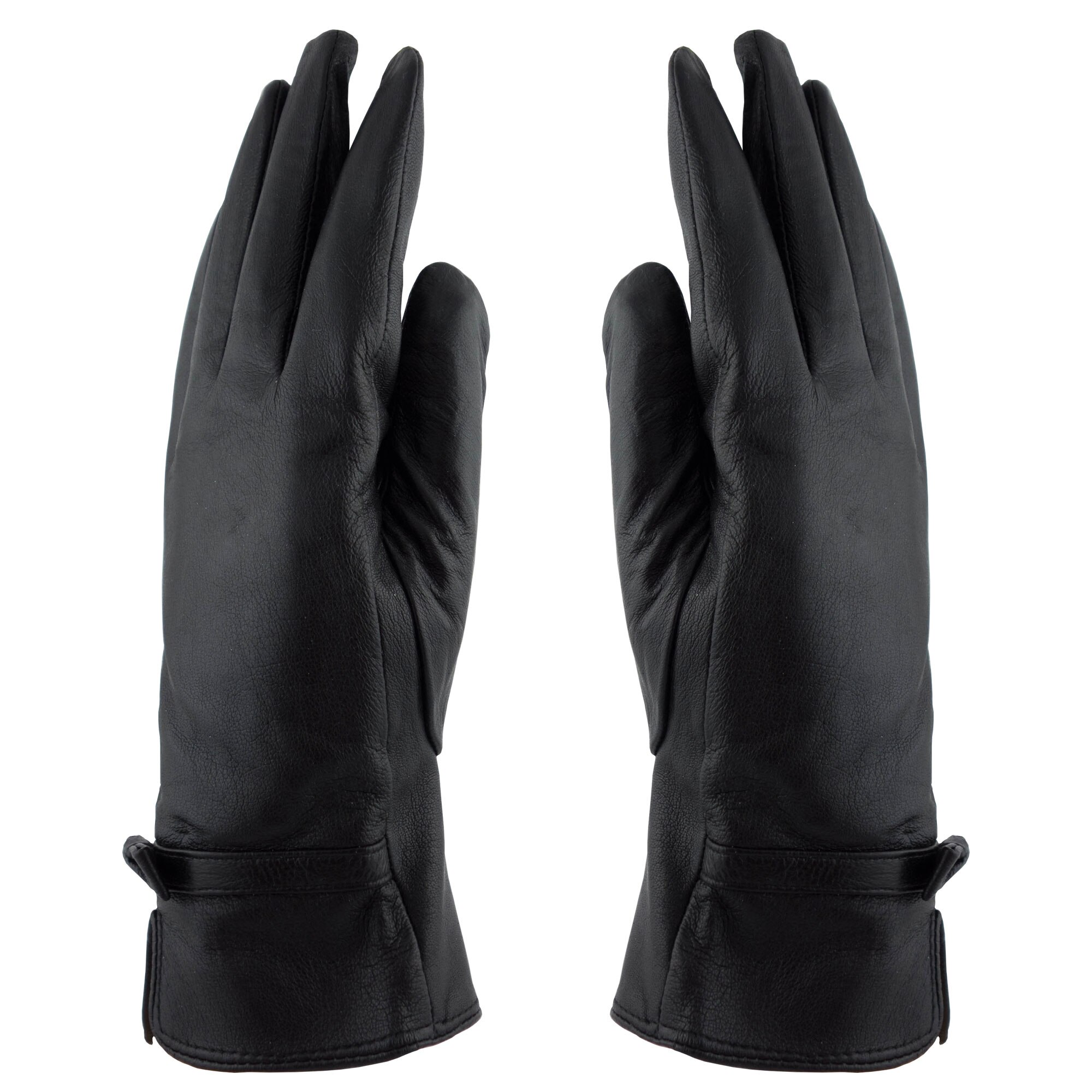 Manusi dama, cu degete,Tita, din piele naturala, cu captusala imblanita ...