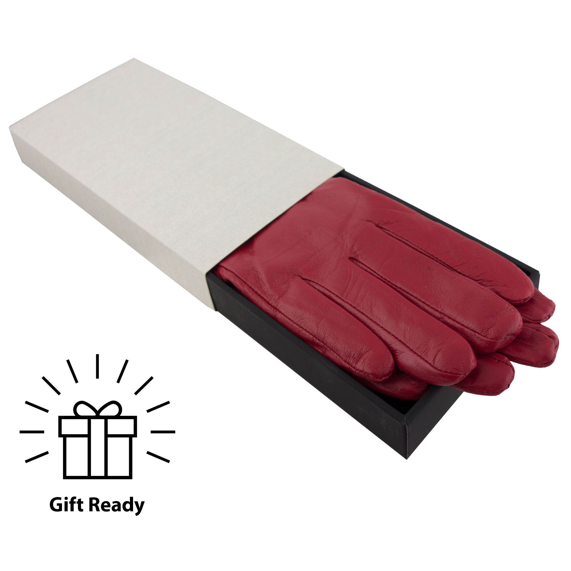 Manusi dama, cu degete,Tita, din piele naturala, cu captusala imblanita ...