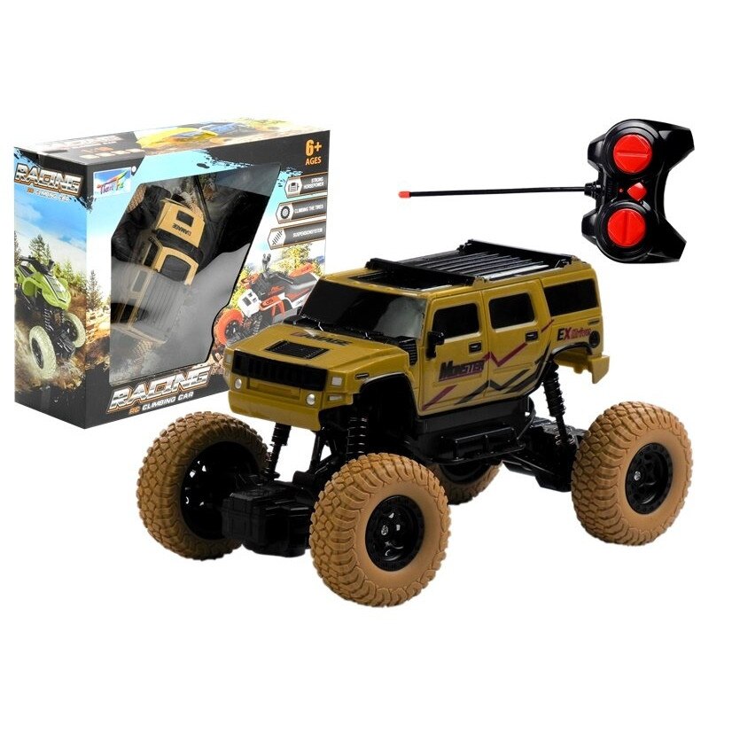 Masinuta jeep cu telecomanda Malipen, 1:18, bej - eMAG.ro