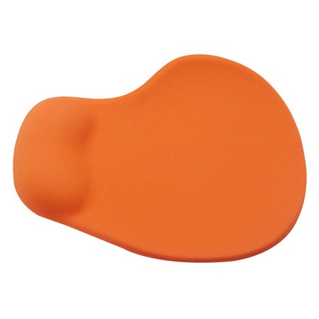 Suport pentru mouse cu pernuta pentru incheietura, orange - eMAG.ro