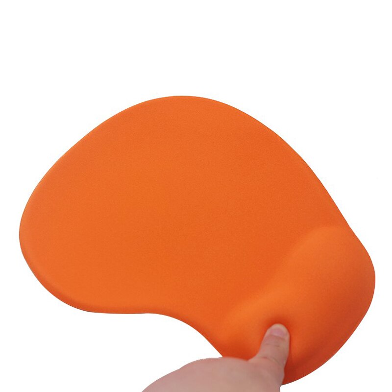 Suport pentru mouse cu pernuta pentru incheietura, orange - eMAG.ro