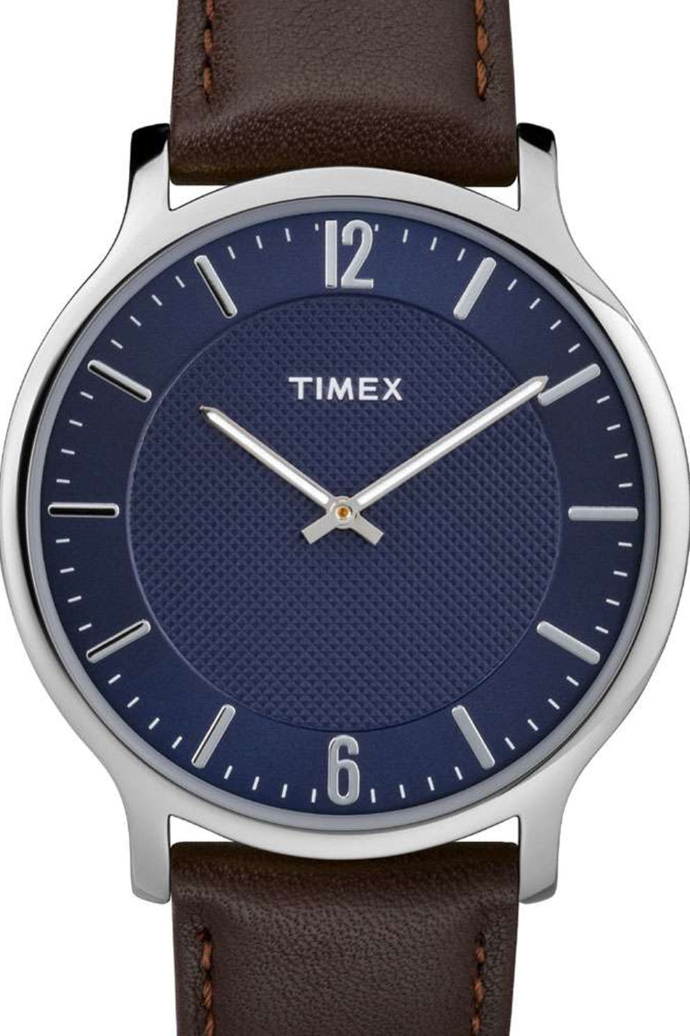 Timex, Часовник Metropolitan с кожена каишка, 40 мм, - - eMAG.bg