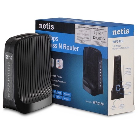 Безжичен рутер Netis WF2420, 300Mb/s, Multi-wireless AP, WDS, AP + WDS ...