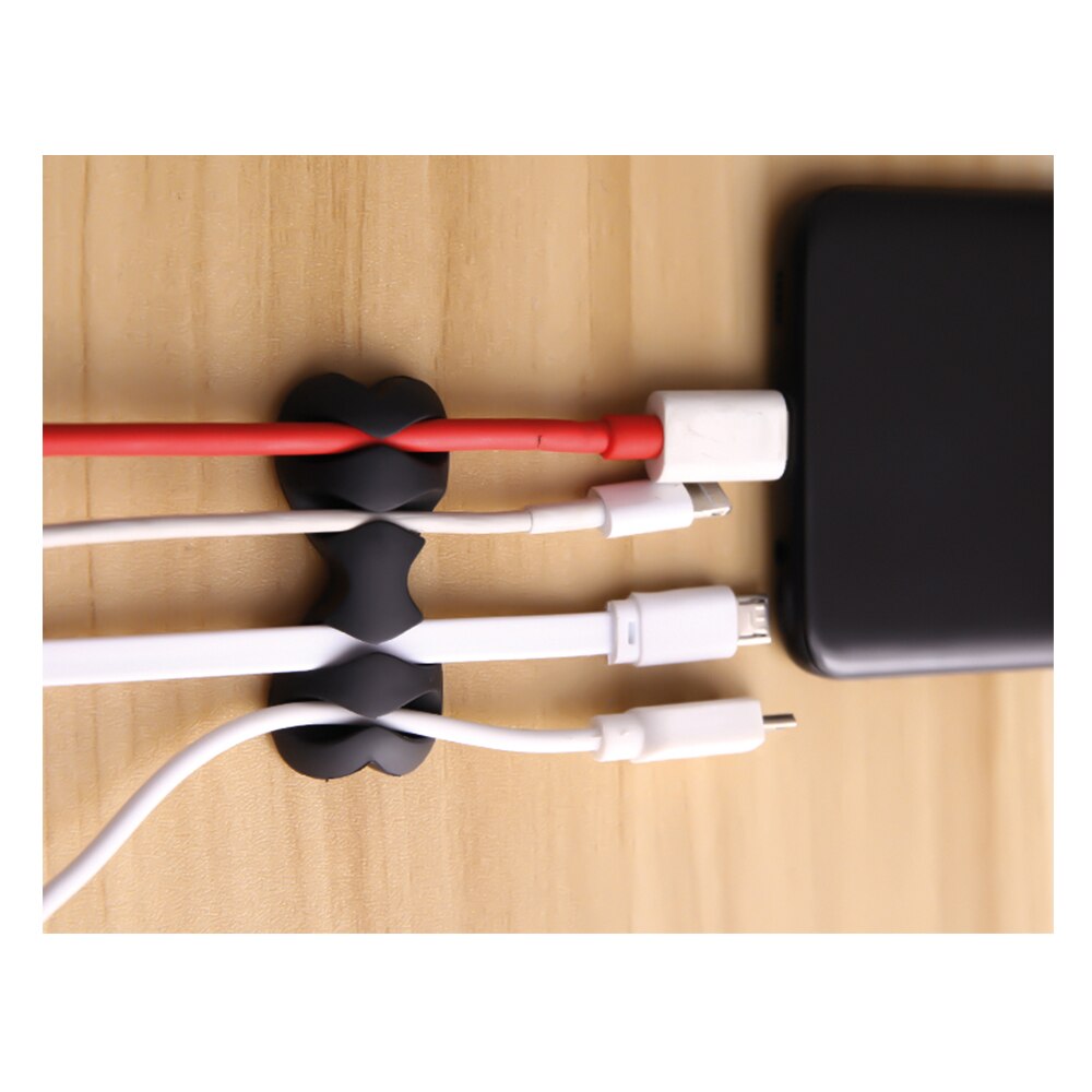 Organizator multifunctional cabluri PNI Tidy Clip 02, silicon flexibil ...