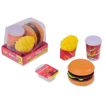 Set mancare Fast Food Delicacy, DecorCasa - eMAG.ro