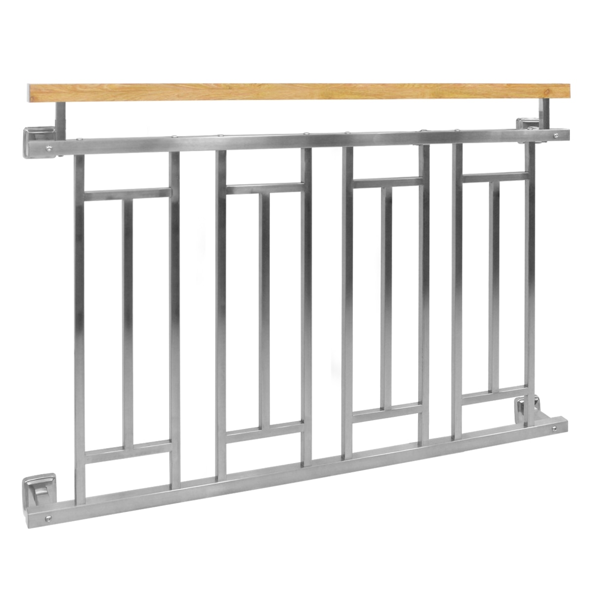 Balcon in stil frantuzesc, ECD Germany, 128 x 90 cm, lucios, din otel ...