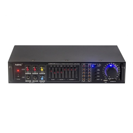 Amplificator profesional tip statie NRS, 2 x 100 W, Bluetooth, USB, SD ...