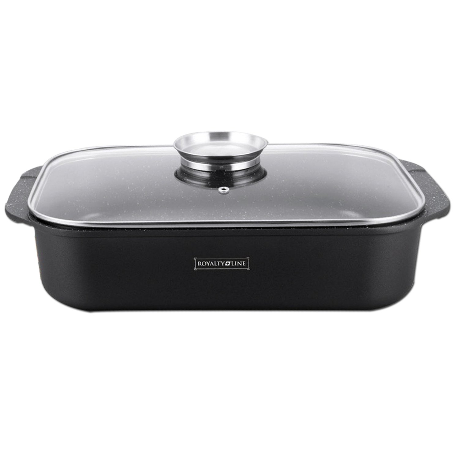 Tava cuptor, plita, Royalty Line RL-ACR34 ML, 34 cm 6.5L, interior ...