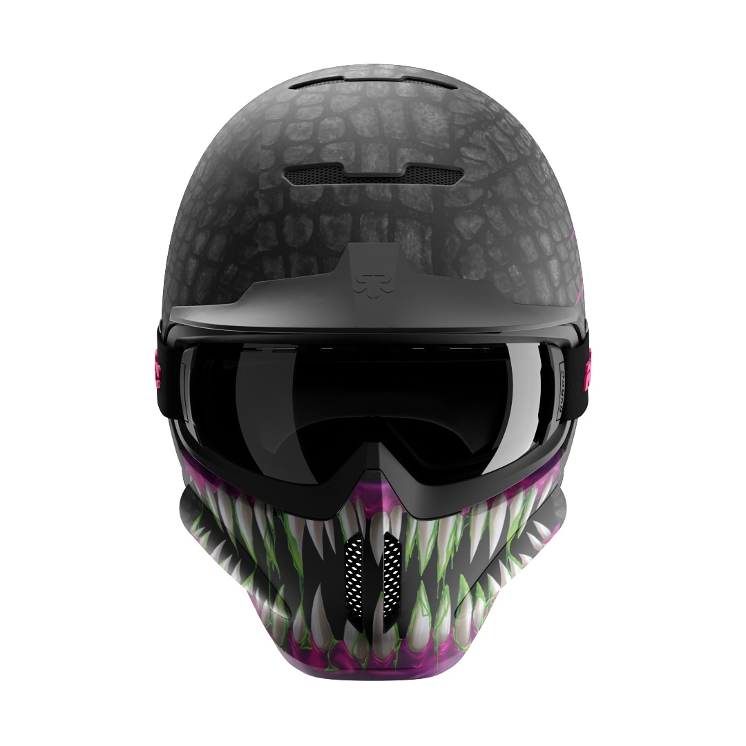 Casca Ruroc, model RG1-DX Editie Limitata Toxin, culoare negru, M/L ...