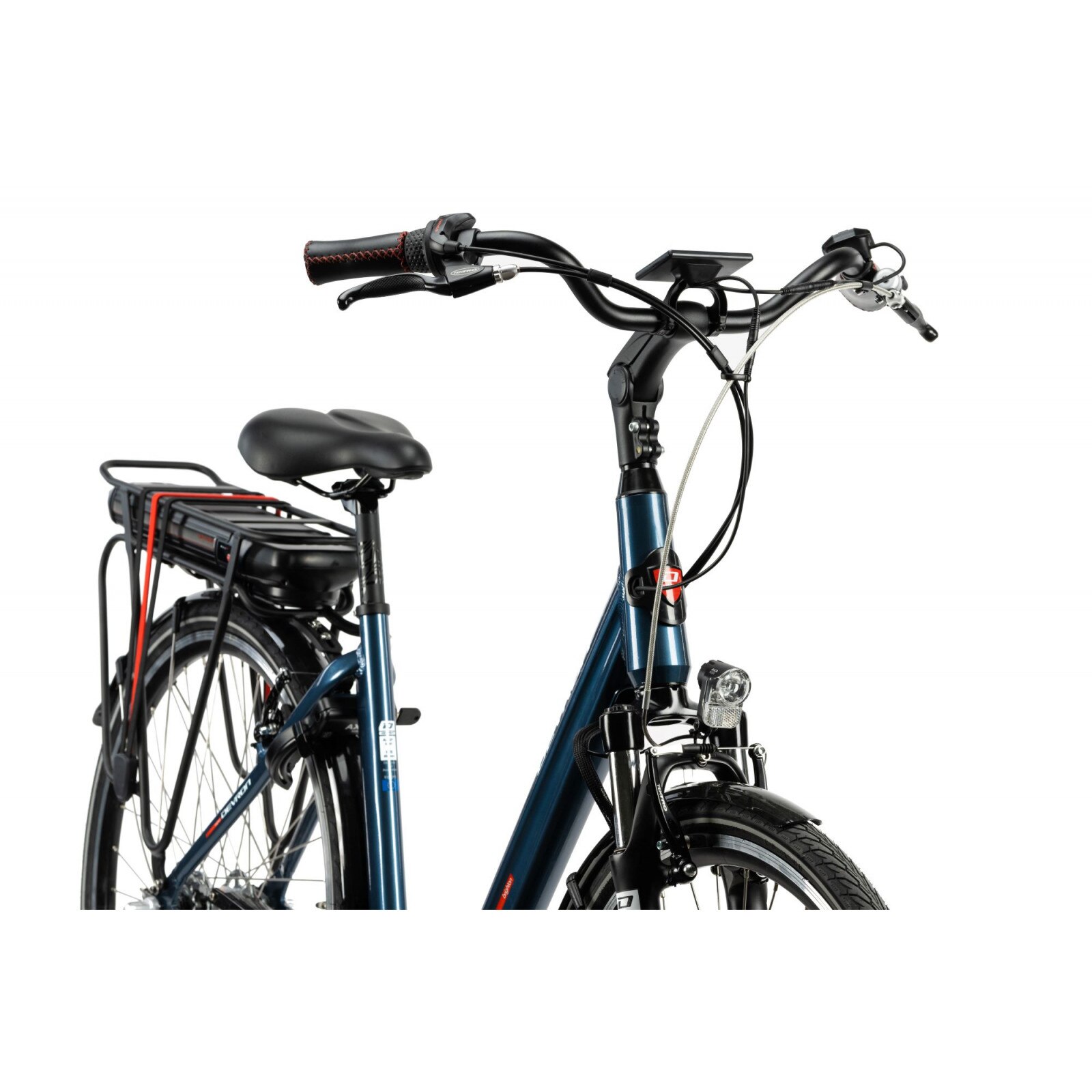 Bicicleta Electrica Devron 28124 - 28 Inch, L, Albastru - eMAG.ro
