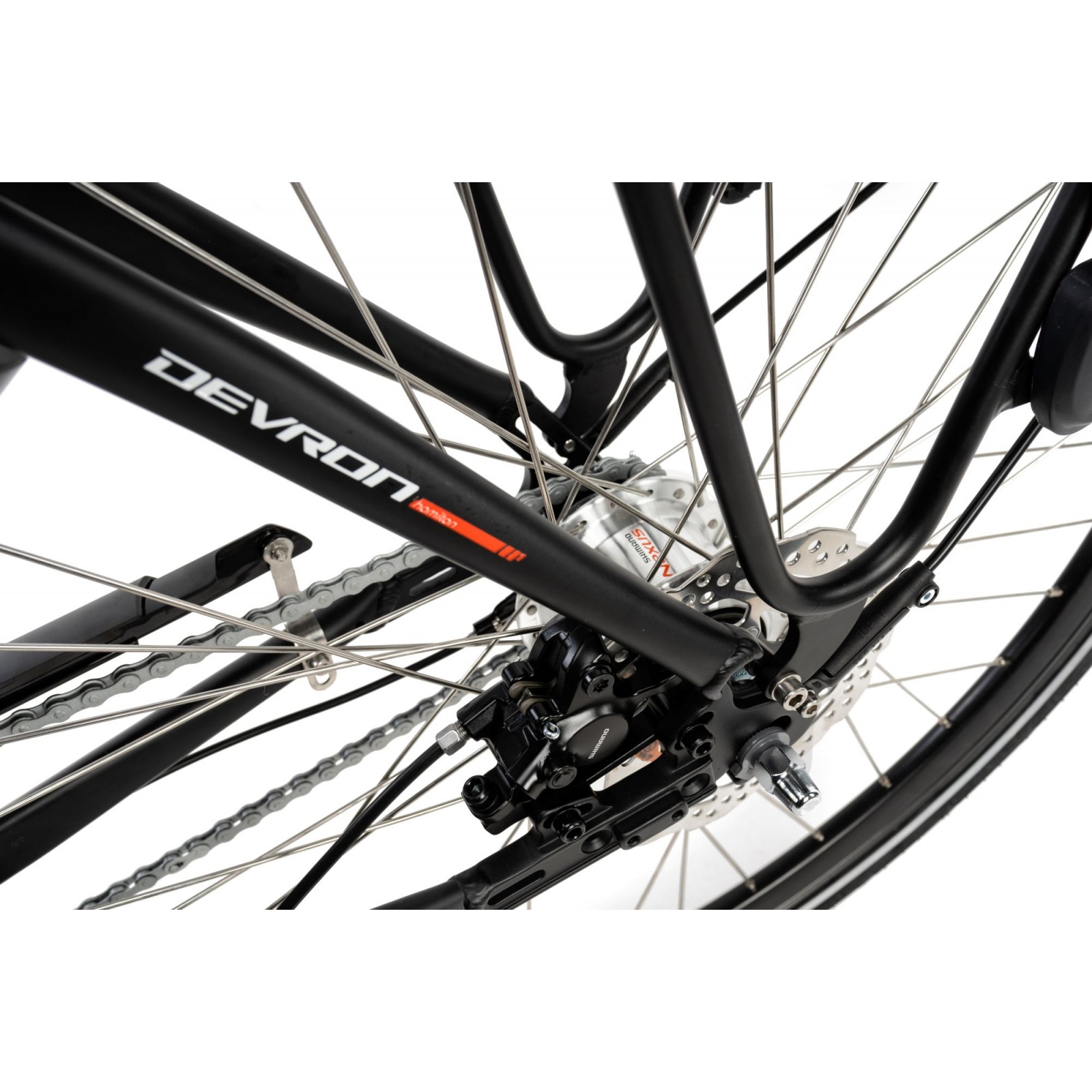 Devron Elektromos kerékpár 28124, 28 hüvelykes, hosszú, matt fekete - eMAG.hu