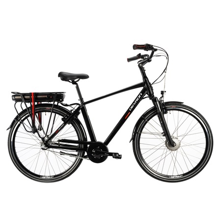 Bicicleta Electrica Devron 28123 - 28 Inch, L, Negru Mat - eMAG.ro