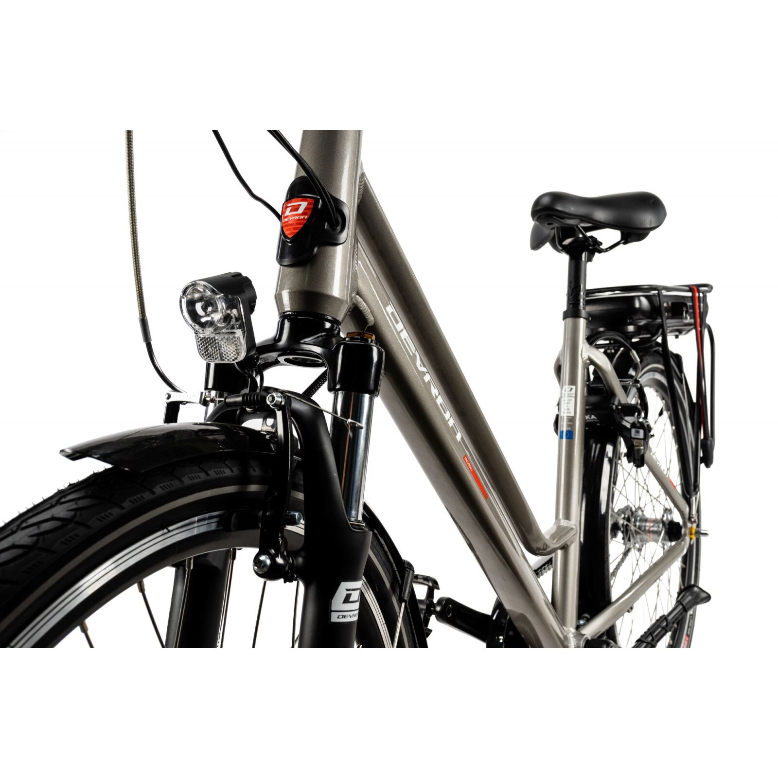 Bicicleta Electrica Devron 28122 - 28 Inch, L, Gri - eMAG.ro