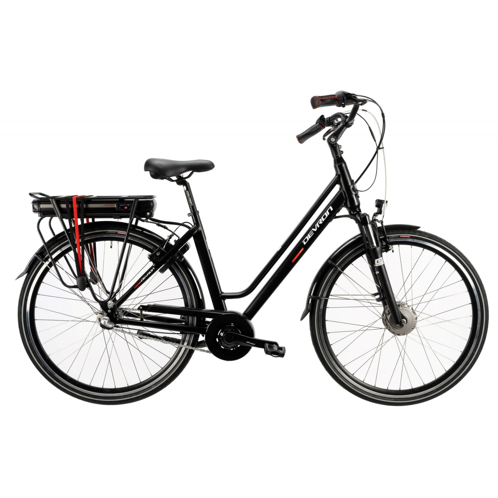 Bicicleta Electrica Devron 28122 - 28 inch, L, Negru - eMAG.ro