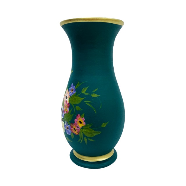 Vaza din ceramica de Arges realizata manual, Argcoms, H30, silueta ...