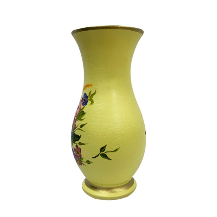 Vaza din ceramica de Arges realizata manual, Argcoms, H30, silueta ...