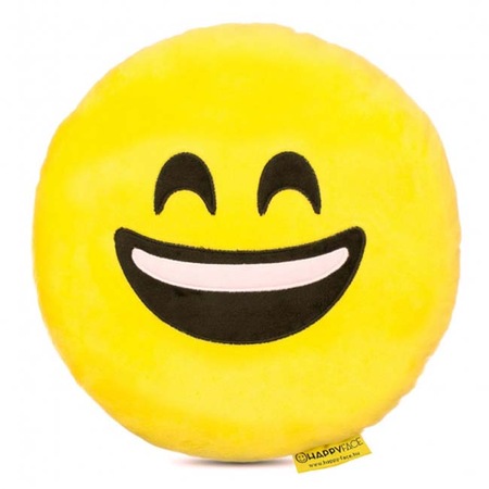 Perna Emoji zambaret - Happy Face - 32 cm - eMAG.ro